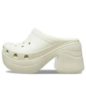 CROCS Siren Clog High Heel - Bone