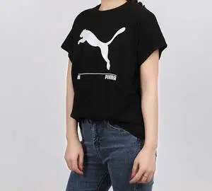 PUMA Large Logo Short Sleeve T-shirt