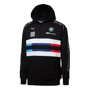 PUMA Bmw Motorsport Midlayer Hoodie - Black/blue/red