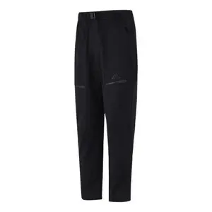 Adidas Athleisure Casual Sports Running Training Woven Long Pants/trousers - Black