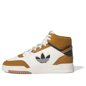 Adidas Originals Drop Step Xl High Top Sneakers - White/brown/black