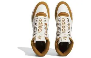 Adidas Originals Drop Step Xl High Top Sneakers - White/brown/black
