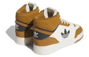 Adidas Originals Drop Step Xl High Top Sneakers - White/brown/black