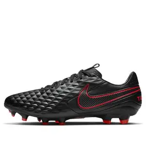 Nike Tiempo Legend Pro Fg Athletic Sneakers - Black/red