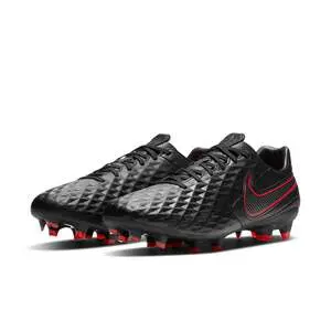 Nike Tiempo Legend Pro Fg Athletic Sneakers - Black/red