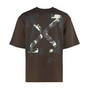 Off-White Martyrdom Arrow Skate Short Sleeve T-shirt - Brown