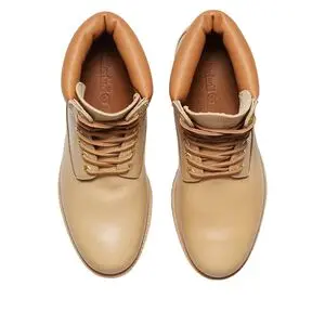 Timberland Premium 6 Inch Waterproof Leather Boots - Beige