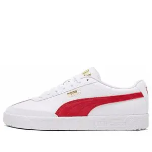 PUMA Oslo-city Lace Up Sneakers - White/red