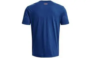 Under Armour Project Rock Brahma Bull Short Sleeve T-shirt 'blue Orange - Blue/orange