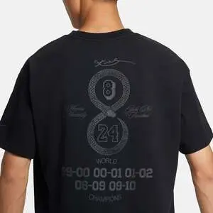 Nike Kobe Bryant Short Sleeves Tee 'mamba Mentality - Black
