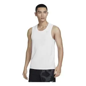 Nike Dri-fit Miler Running Vest - White