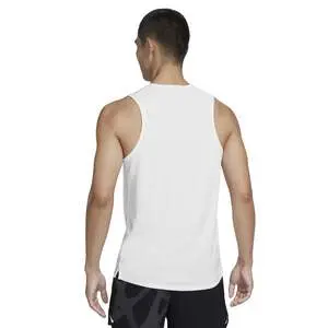 Nike Dri-fit Miler Running Vest - White