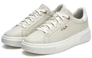 FILA Blocks Leather Lace-up Low Top Sneakers