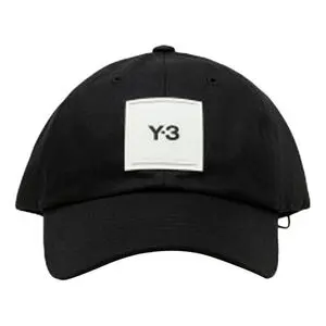 Adidas Y-3 Square Label Baseball Cap - Black