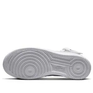 Nike Force 1 '07 Mid "snakeskin Swoosh" Sneakers - White/black/sanddrift