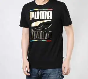 PUMA Bronzing Large Logo Printing Short Sleeve