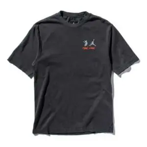 JORDAN X Union Crossover Solid Color Breathable Logo Round Neck Short Sleeve Us Edition Black - Default Color