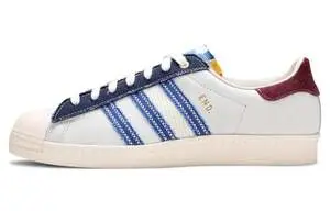 Adidas End. X Superstar "alternative Luxury" Sneakers - Blue/white/red
