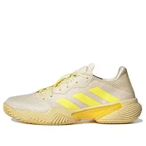 Adidas Barricade Tennis Shoes - Cream/yellow