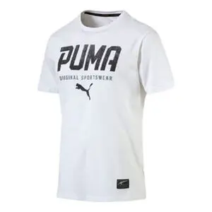 PUMA Style Printing Round Neck Short Sleeve