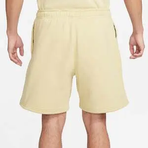 Nike Solo Swoosh Fleece Shorts - Yellow