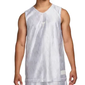 Nike Dri-fit Standard Issue Reversible Basketball Jersey 'kobe Halo - White