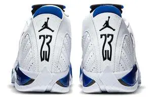 JORDAN Retro 'hyper Royal' Sneakers - White/hyper Royal/black