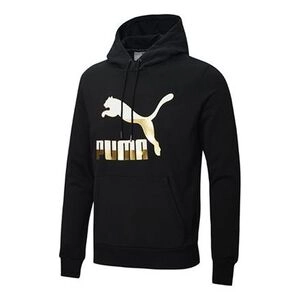 PUMA Classics Logo Hoodie - Blackgold