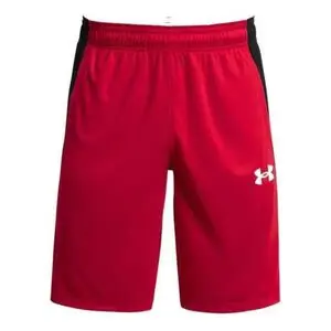 Under Armour Baseline 10 Inch Shorts - Red/black
