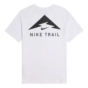 Nike Nike Trail Graphic Print Short Sleeve Tee White