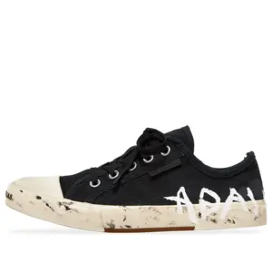 Balenciaga Low Top Graffiti Sneakers - Black/white