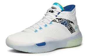 ANTA Badao Basketball High-top Sneakers - White/blue/black
