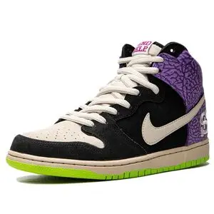 Nike Dunk High Premium 'send Help 2' Sneakers - Black/mortar-dark Raspberry