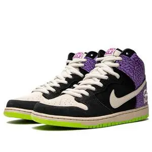 Nike Dunk High Premium 'send Help 2' Sneakers - Black/mortar-dark Raspberry