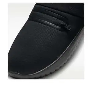 Nike Burrow Zip Up Slip On Casual Slippers - Black