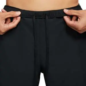 Nike Solid Color Logo Casual Running Sports Black Shorts