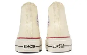 CONVERSE Chuck Taylor All Star Lifted High Top Sneakers - Ivory/red/black