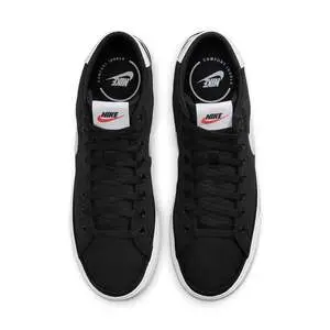 Nike Court Legacy Canvas Mid Sneakers - Black/white