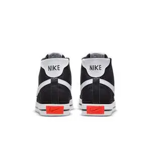 Nike Court Legacy Canvas Mid Sneakers - Black/white