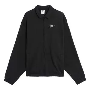 Nike Club Fleece Harrington Jacket - Black