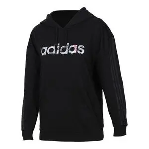 Adidas Neo Casual Sports Pullover With Graphic Logo - Black