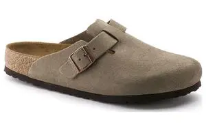 BIRKENSTOCK Boston Soft Footbed Clogs - Tan