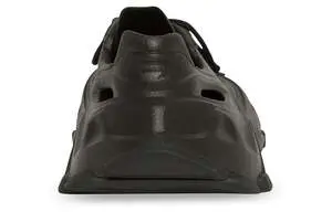 Balenciaga Hd Lace Up Cut Out Sneakers - Black