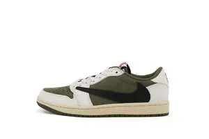 JORDAN 1 Retro Low Og Sp X Travis Scott "medium Olive - Medium Olive/black/sail