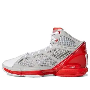 Adidas Adizero Rose 1.5 Restomod High Top Sneakers - White/gray/red
