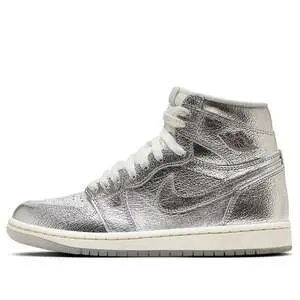 JORDAN 1 Retro High Og Metallic Sneakers - Silver/white
