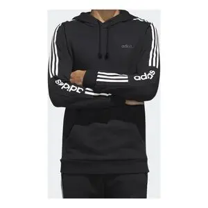 Adidas Neo Ce 3s Hdy Side Stripe Knit Sports Pullover - Black