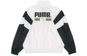 PUMA Bronzing Printing Casual Sports Jacket
