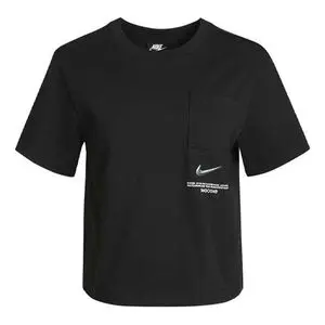 Nike Swoosh Printed T-shirt - Black