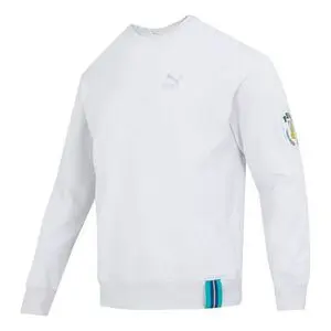 PUMA Team Badge Crew Sweater - Grey